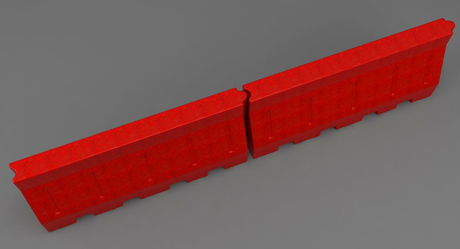 Barriers 2 lego brick 3D model | CGTrader