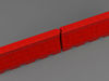 Barriers 2 lego brick 3D model | CGTrader