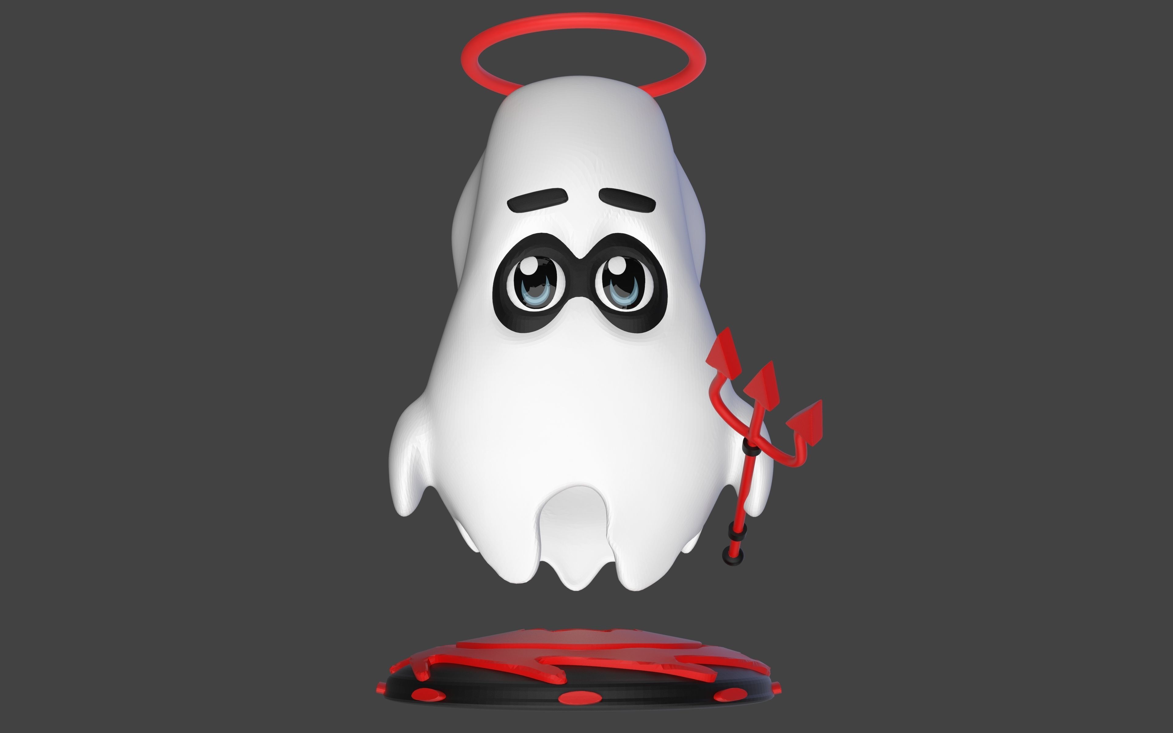Boo the ghost 3D model | CGTrader