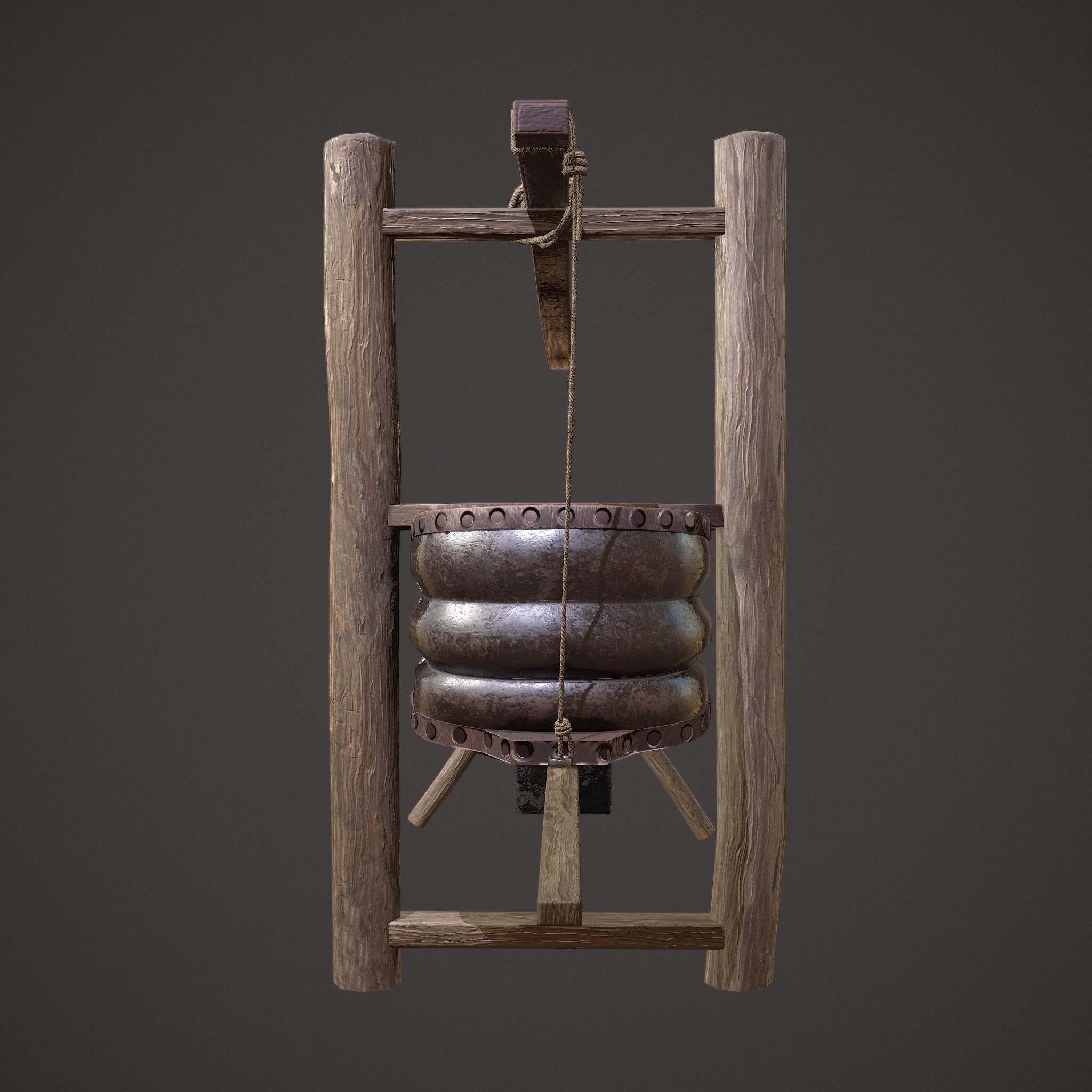 3D model Medieval Bellows VR / AR / low-poly rigged animated | CGTrader