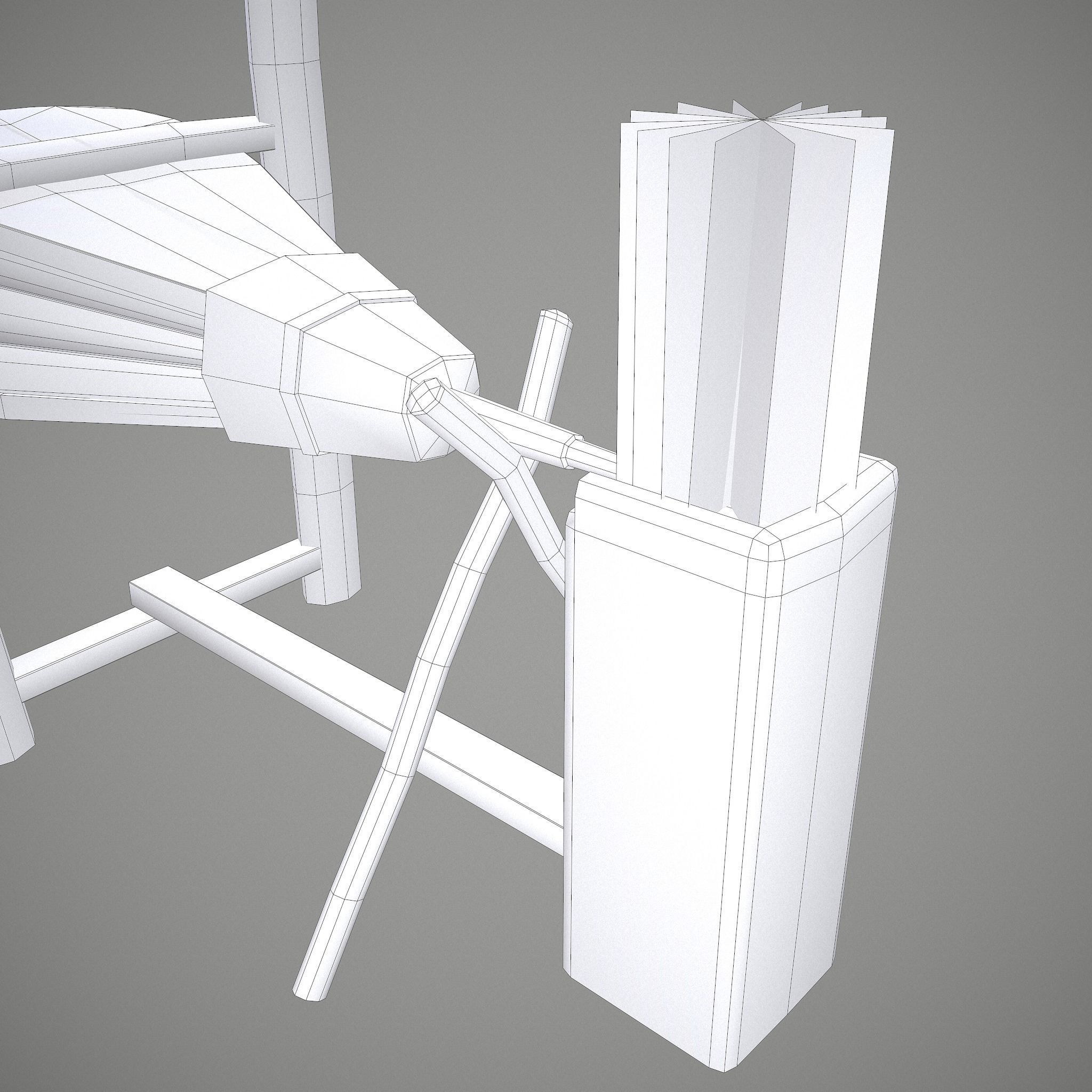 3D model Medieval Bellows VR / AR / low-poly rigged animated | CGTrader