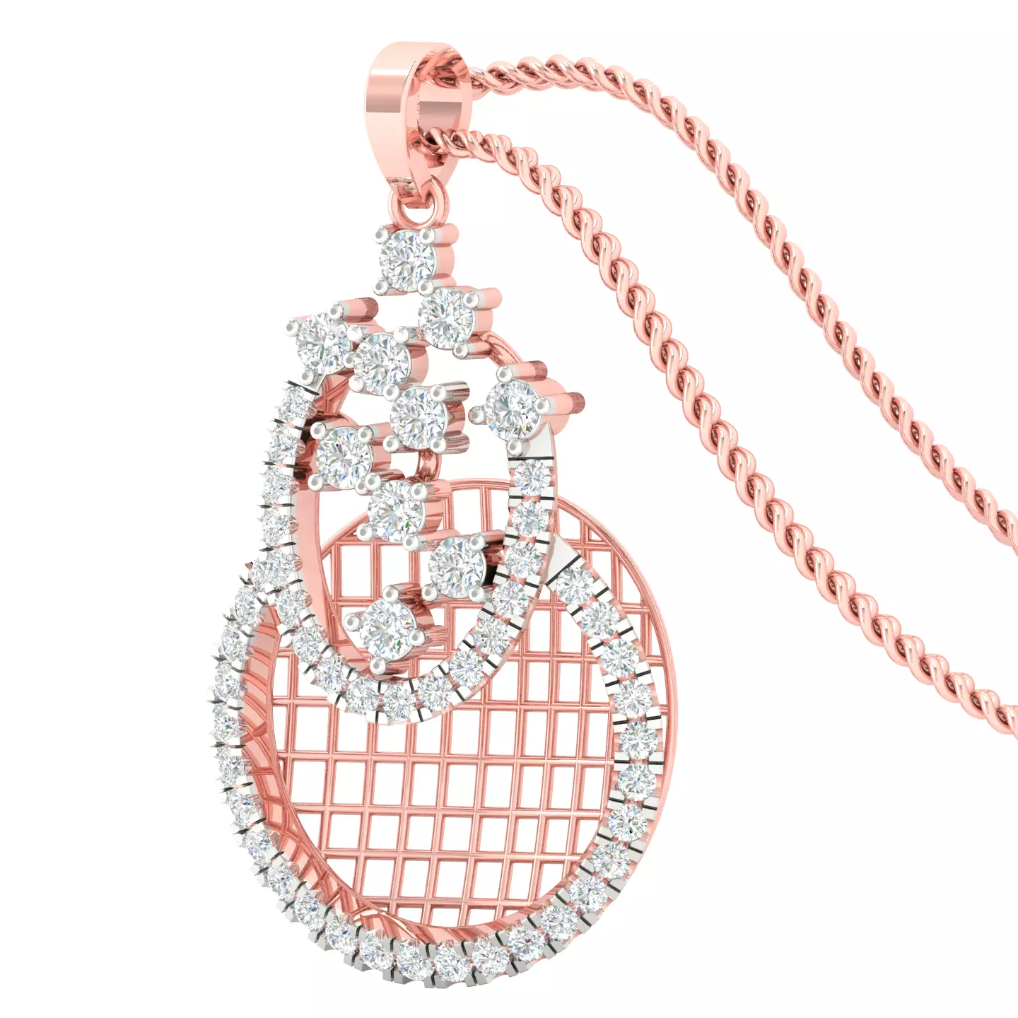 Women pendant earrings 3dm stl render detail 3D print model 3D model 3D ...