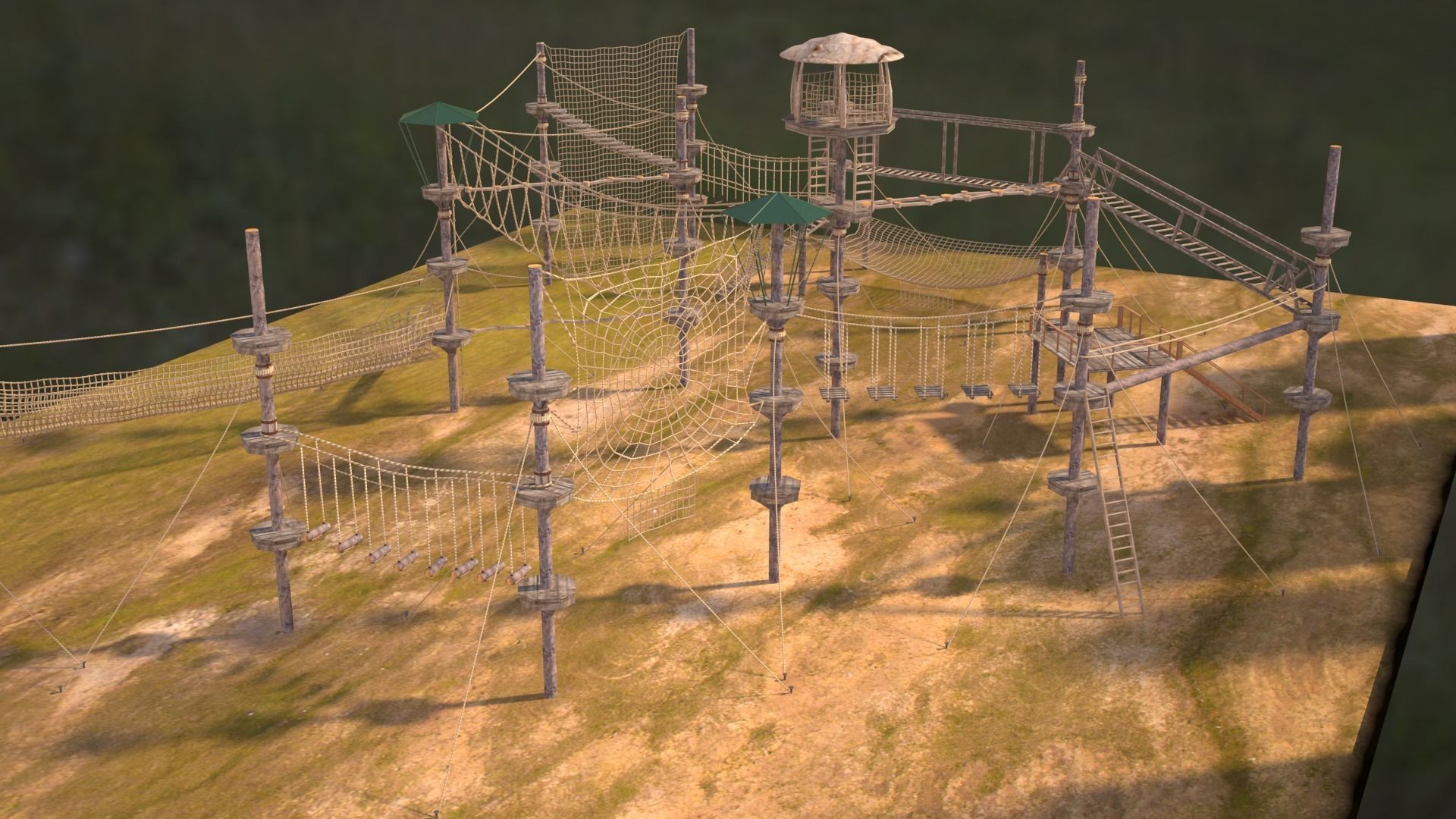 Adventure Park 2 3D model | CGTrader