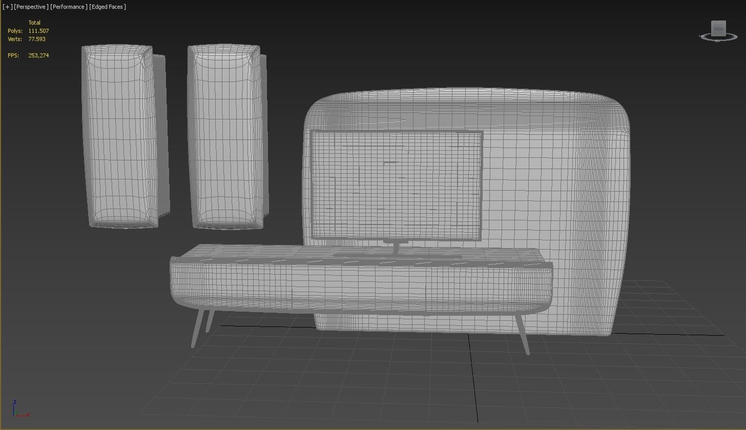 Tv Unit 3D model | CGTrader