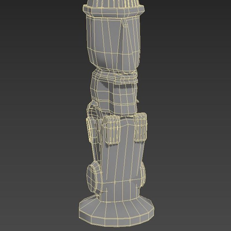 Totem Pole Model 3D model | CGTrader