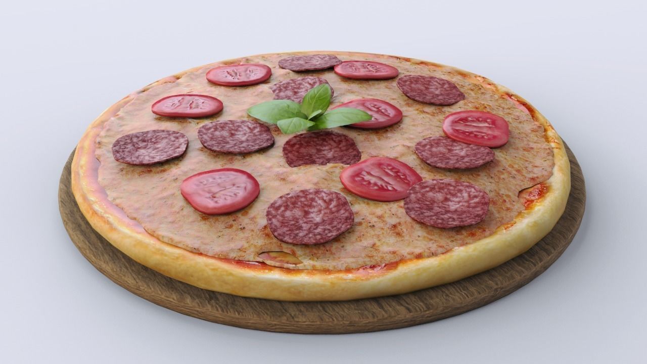 Pizza FREE free VR / AR / low-poly 3D model | CGTrader