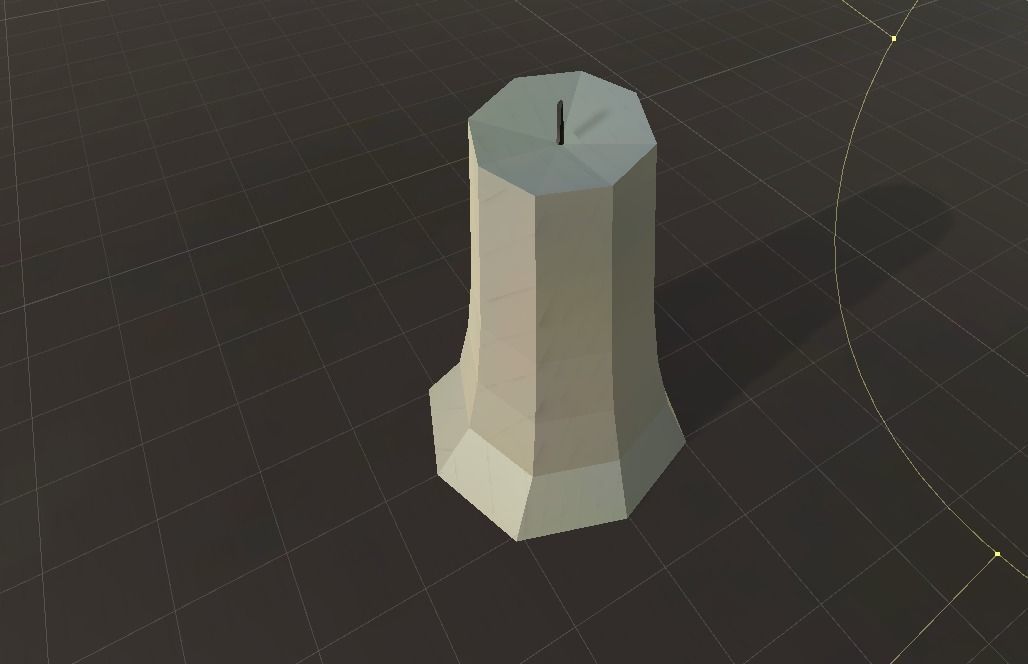 Simple Candle model free VR / AR / low-poly 3D model | CGTrader