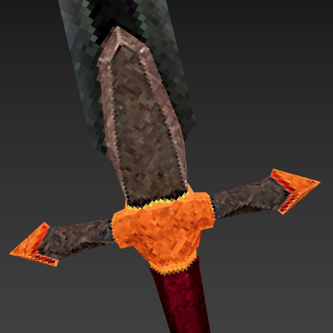 3D model Low Poly Low Res Sword Asset Pack VR / AR / low-poly | CGTrader