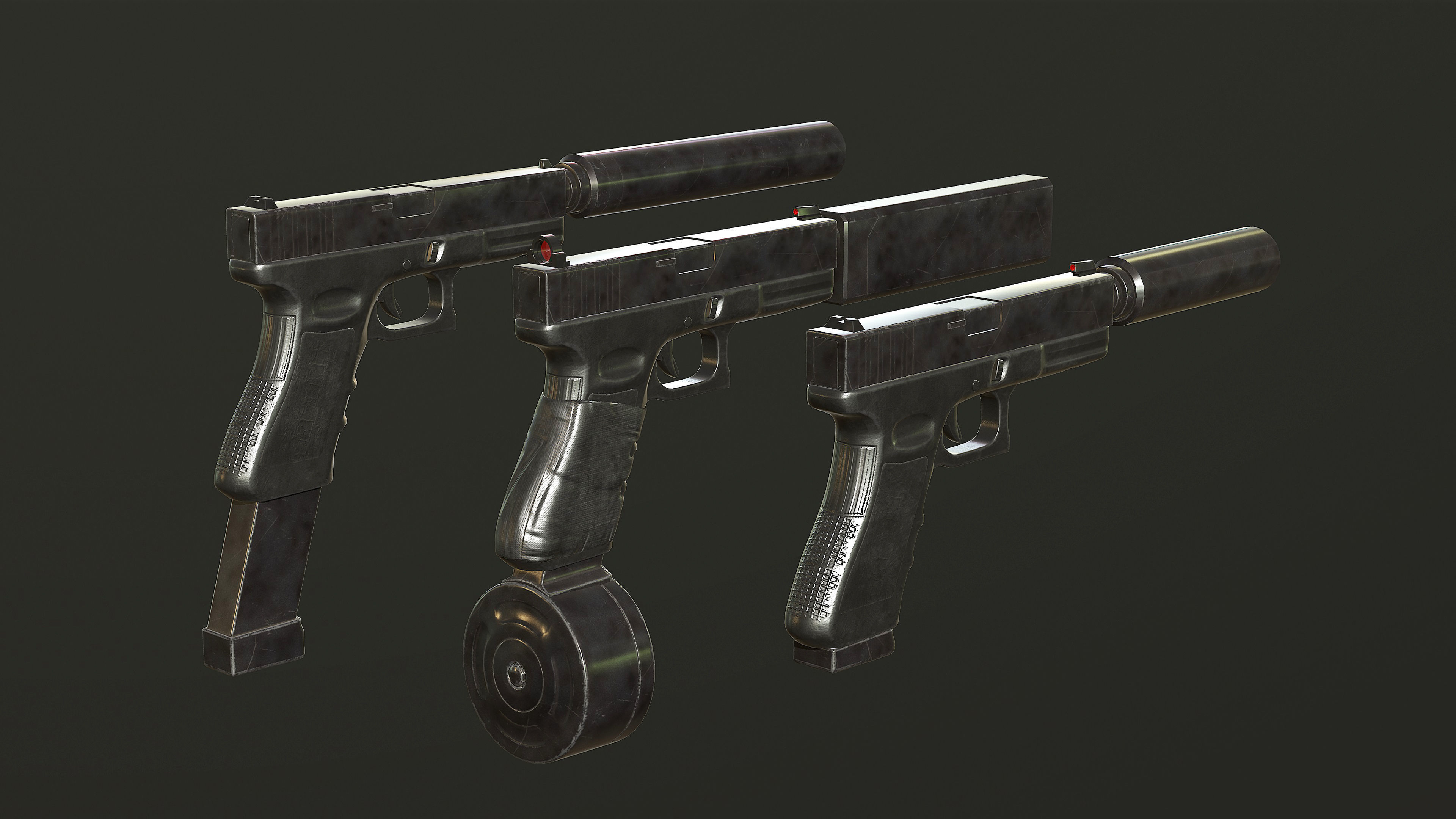 3D model Glock 18 PBR VR / AR / low-poly | CGTrader