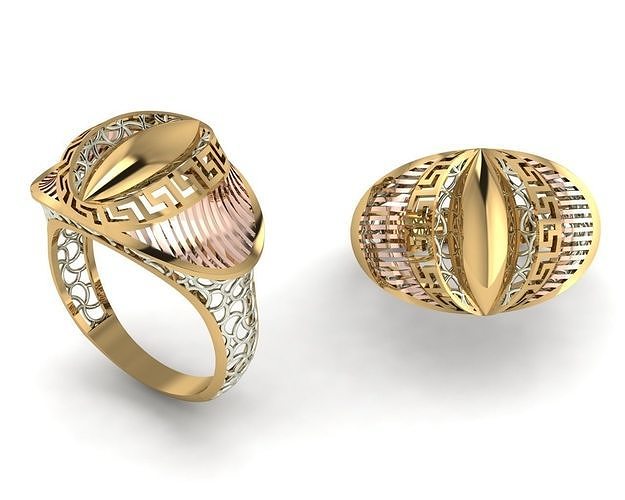 ring gold 3D model | CGTrader