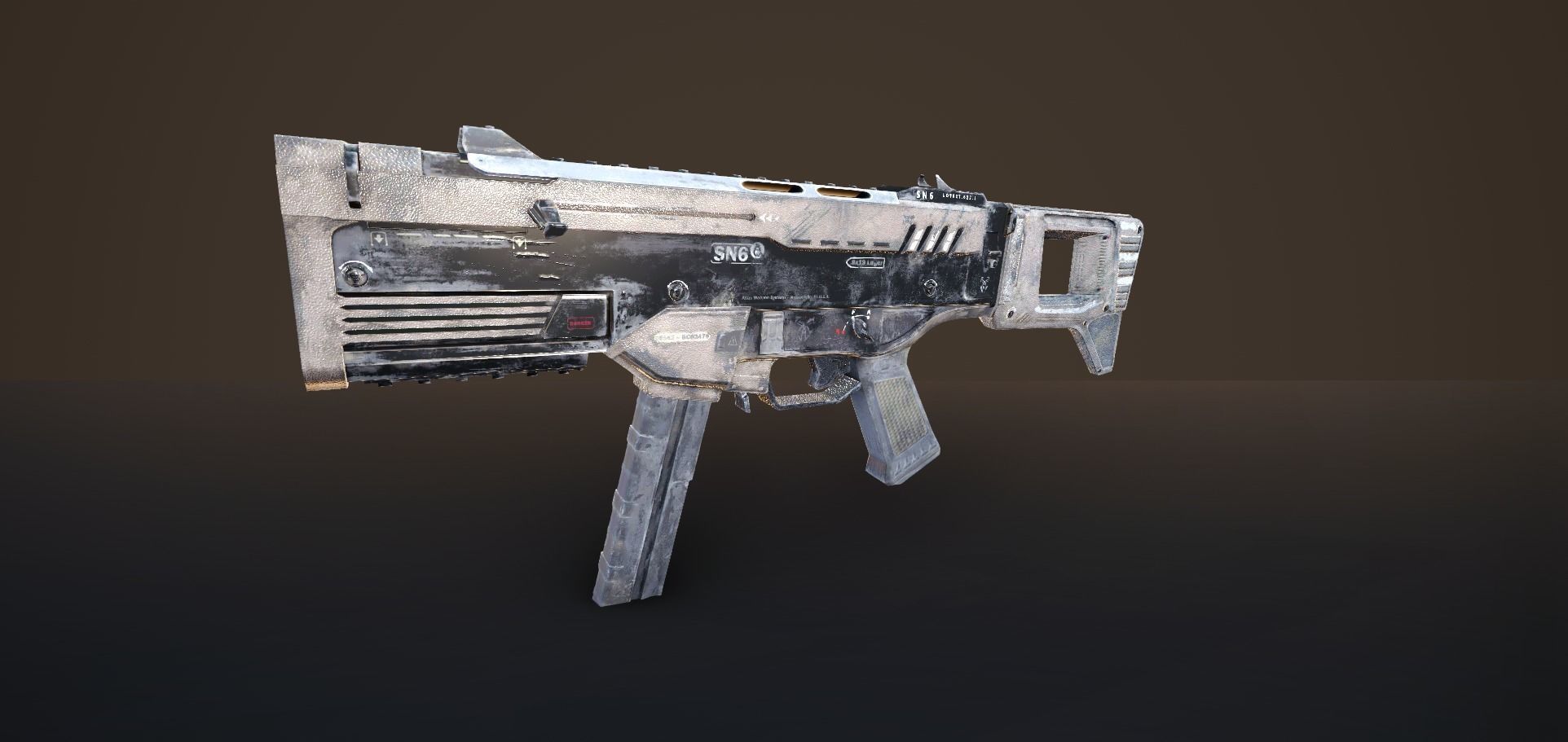 3D model SN6 Submachine gun VR / AR / low-poly | CGTrader