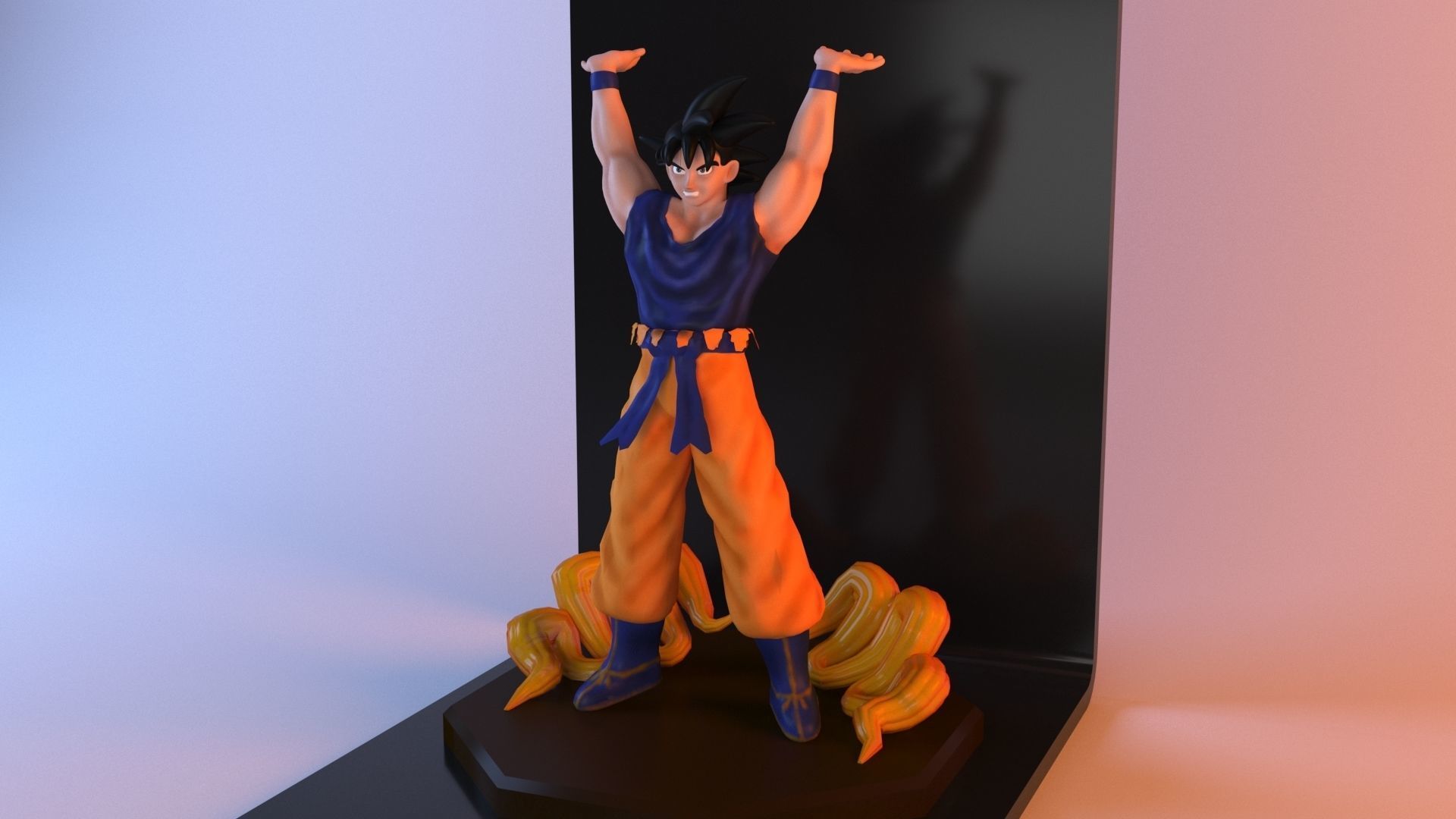 Goku Genkidama Lamp 3D model | CGTrader