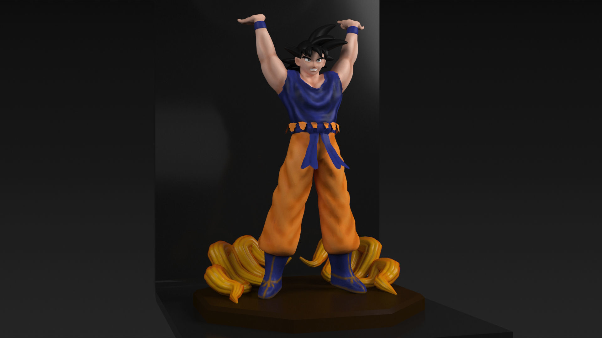 Goku Genkidama Lamp 3D model | CGTrader
