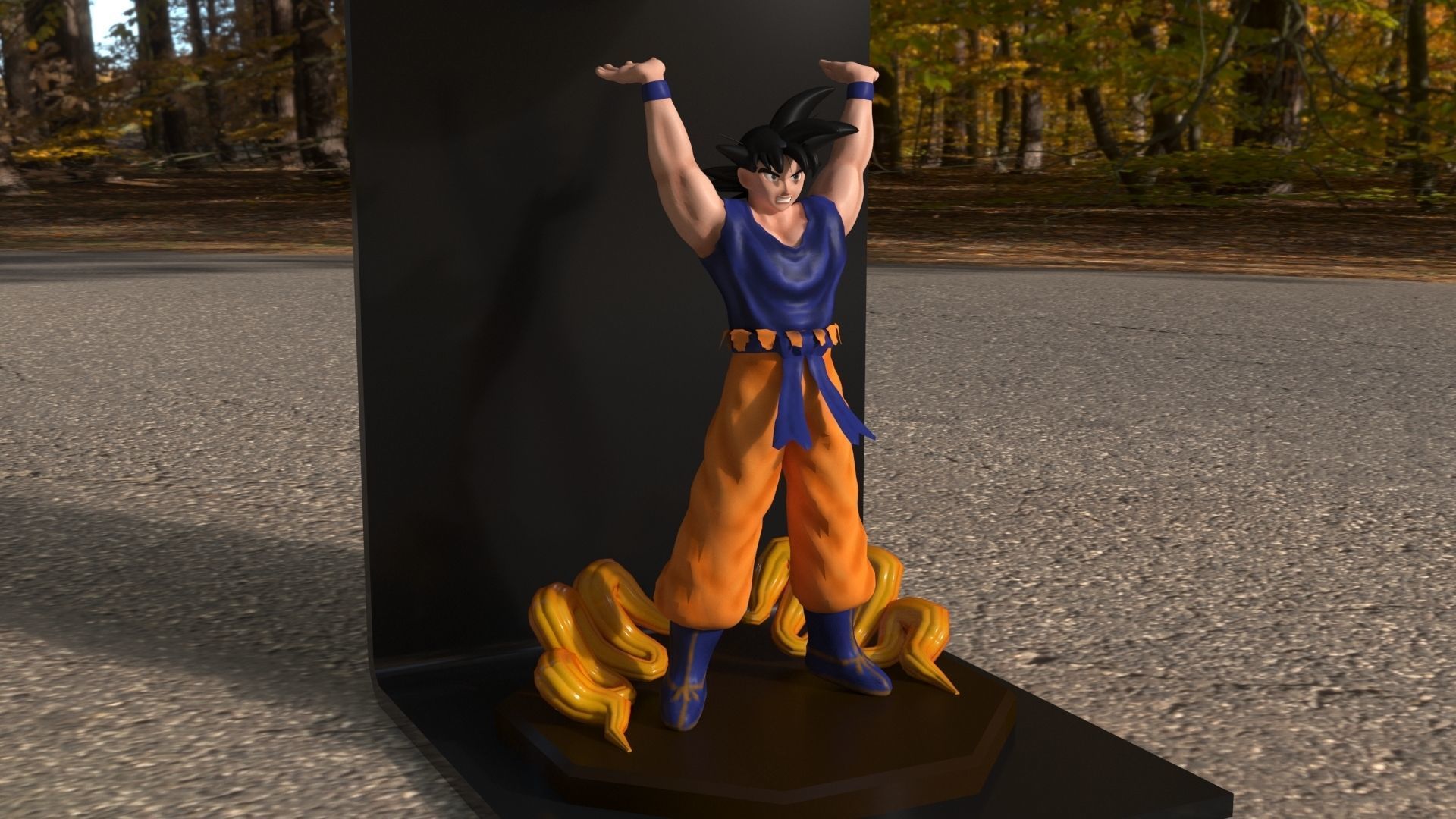 Goku Genkidama Lamp 3D model | CGTrader