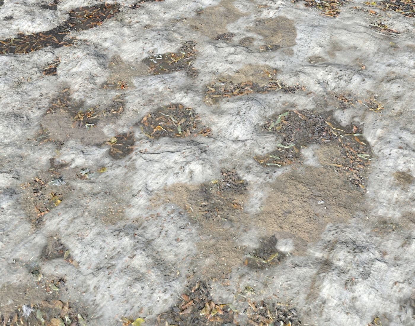 White arid terrain seamless PBR Texture | CGTrader