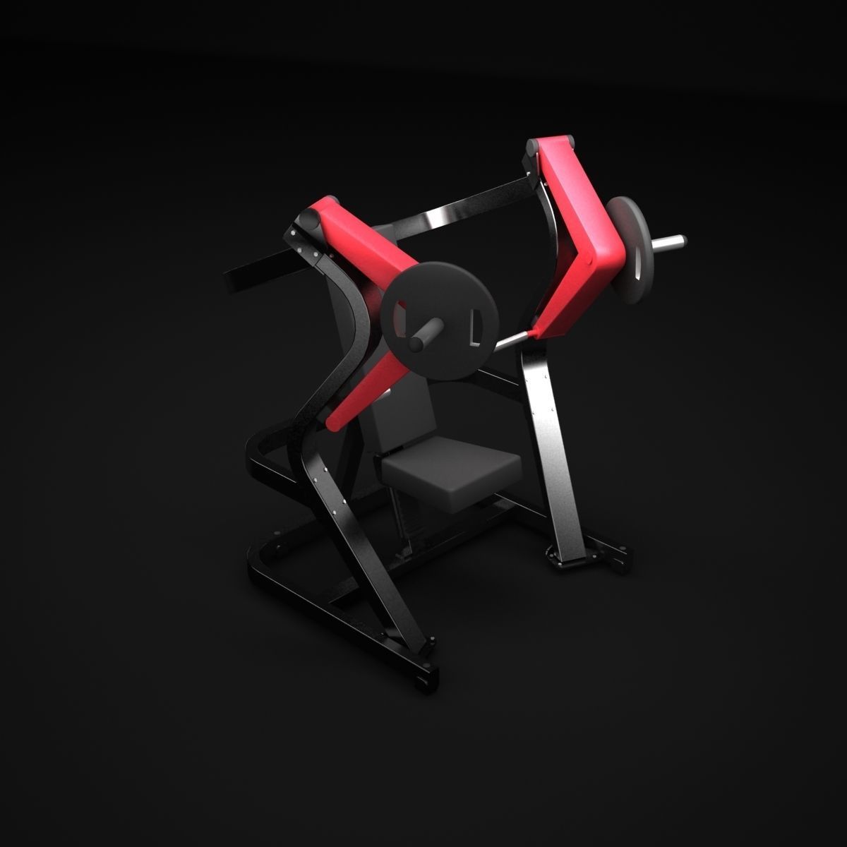Chest Press 3D model | CGTrader