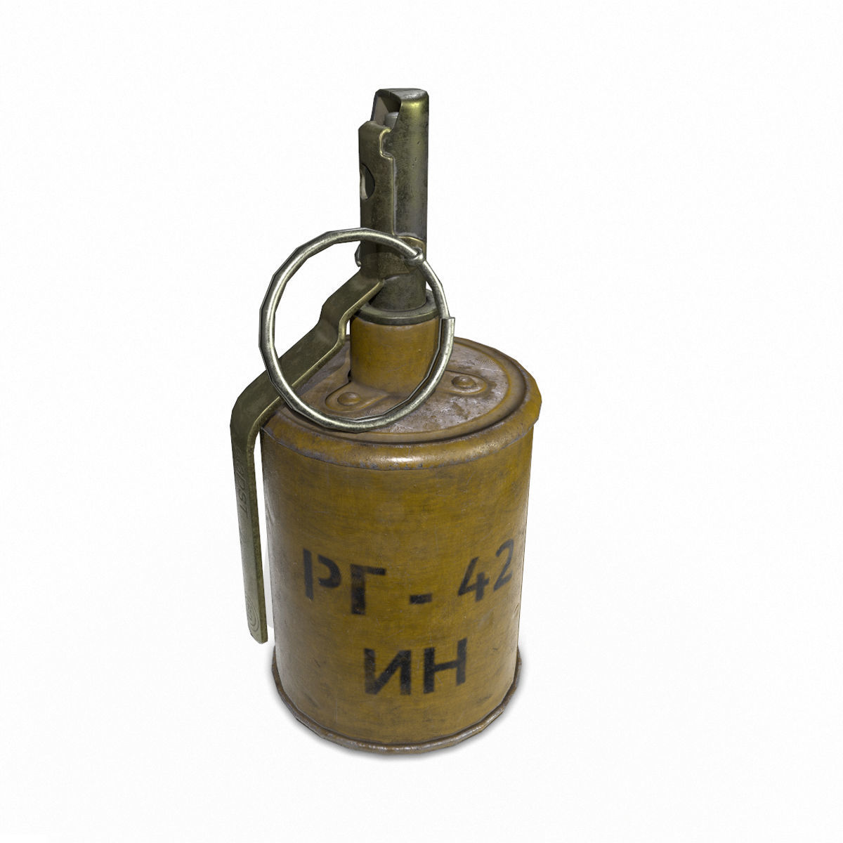 3D model RG-42 Grenade VR / AR / low-poly | CGTrader