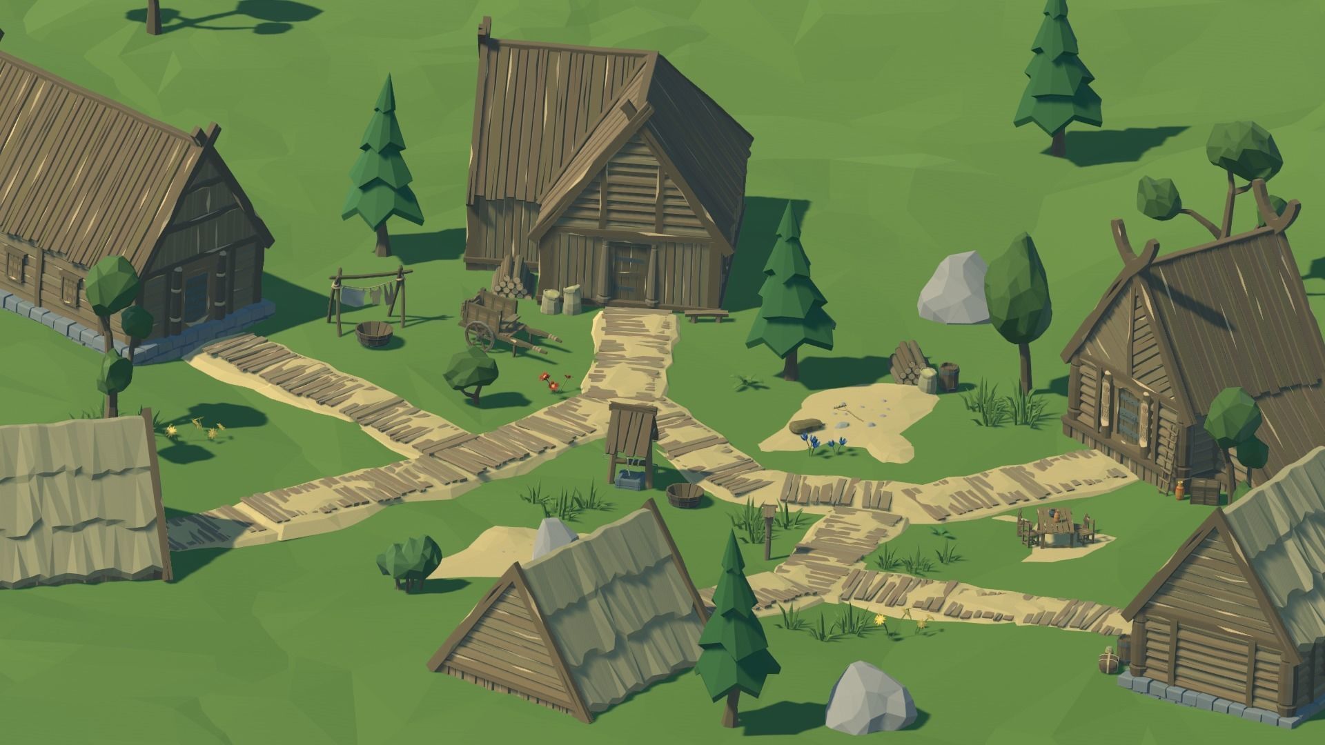 RPG Poly Pack - Lite free VR / AR / low-poly 3D model | CGTrader