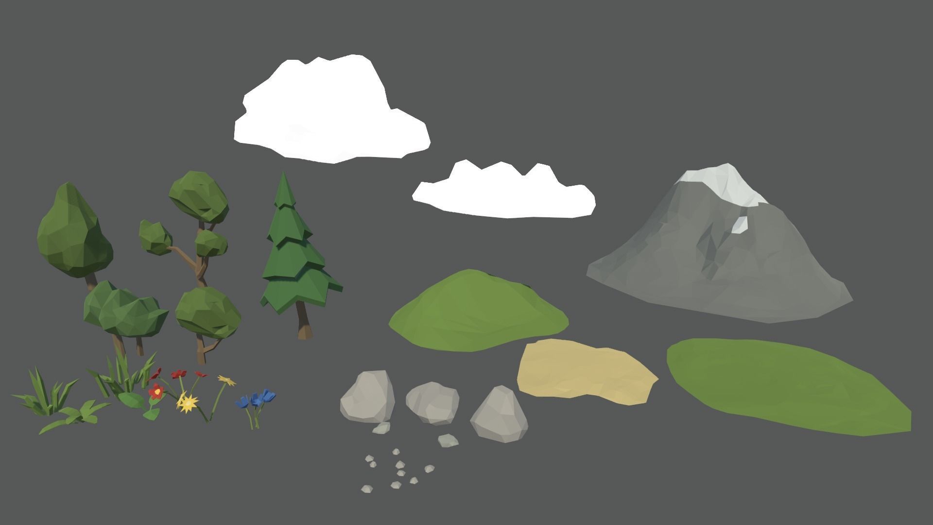 RPG Poly Pack - Lite free VR / AR / low-poly 3D model | CGTrader