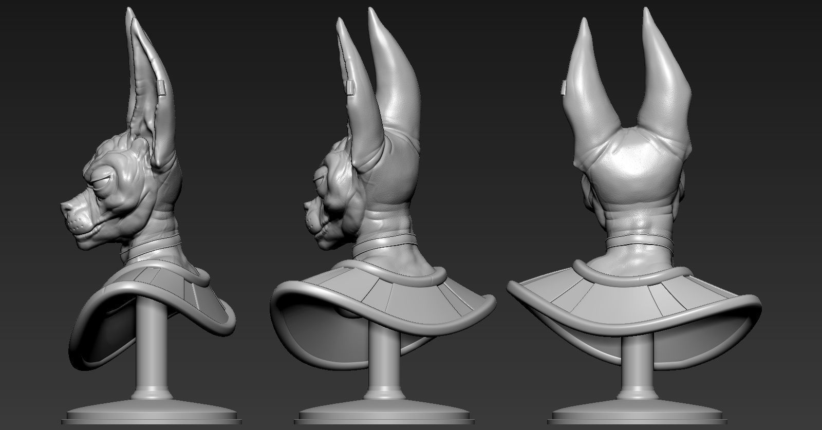 Beerus 3D model 3D printable | CGTrader