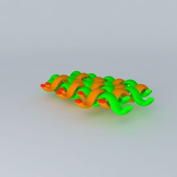 SMALL PIECE OF WOVEN CLOTH 3D model | CGTrader