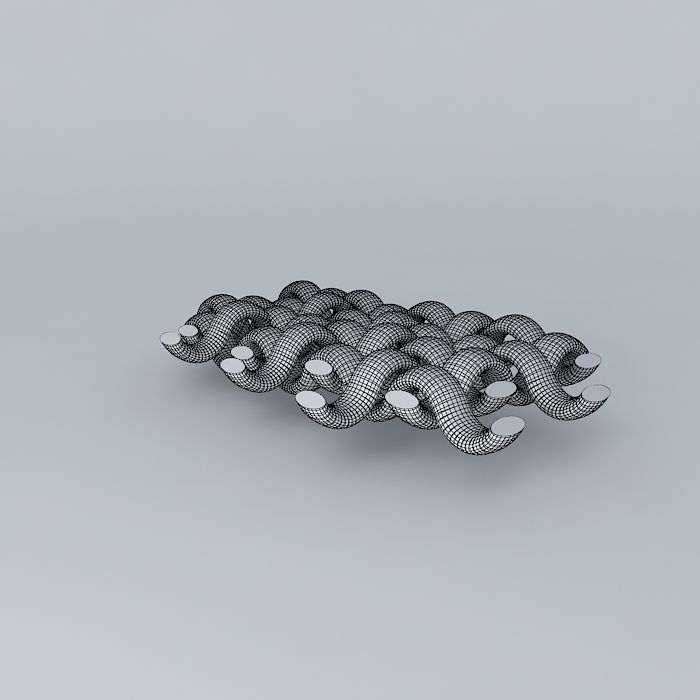 SMALL PIECE OF WOVEN CLOTH 3D model | CGTrader