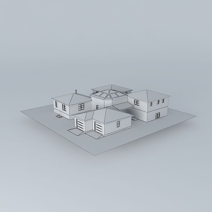 Ramp House free 3D model | CGTrader