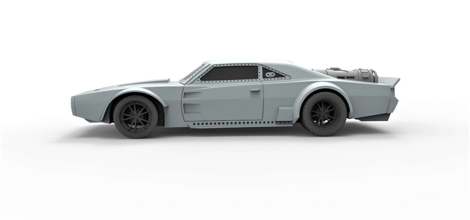 Ice Charger from the movie Fast 8 Scale 1 to 24 3D model 3D printable ...