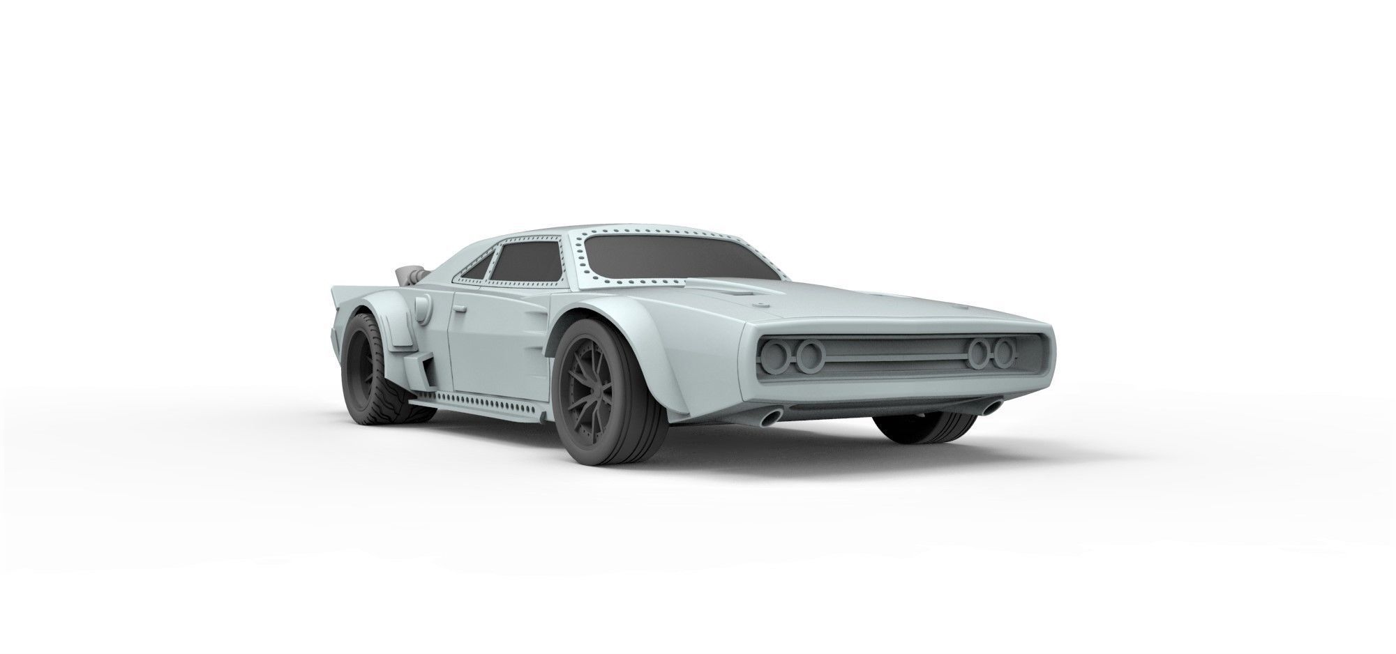 Ice Charger from the movie Fast 8 Scale 1 to 24 3D model 3D printable ...