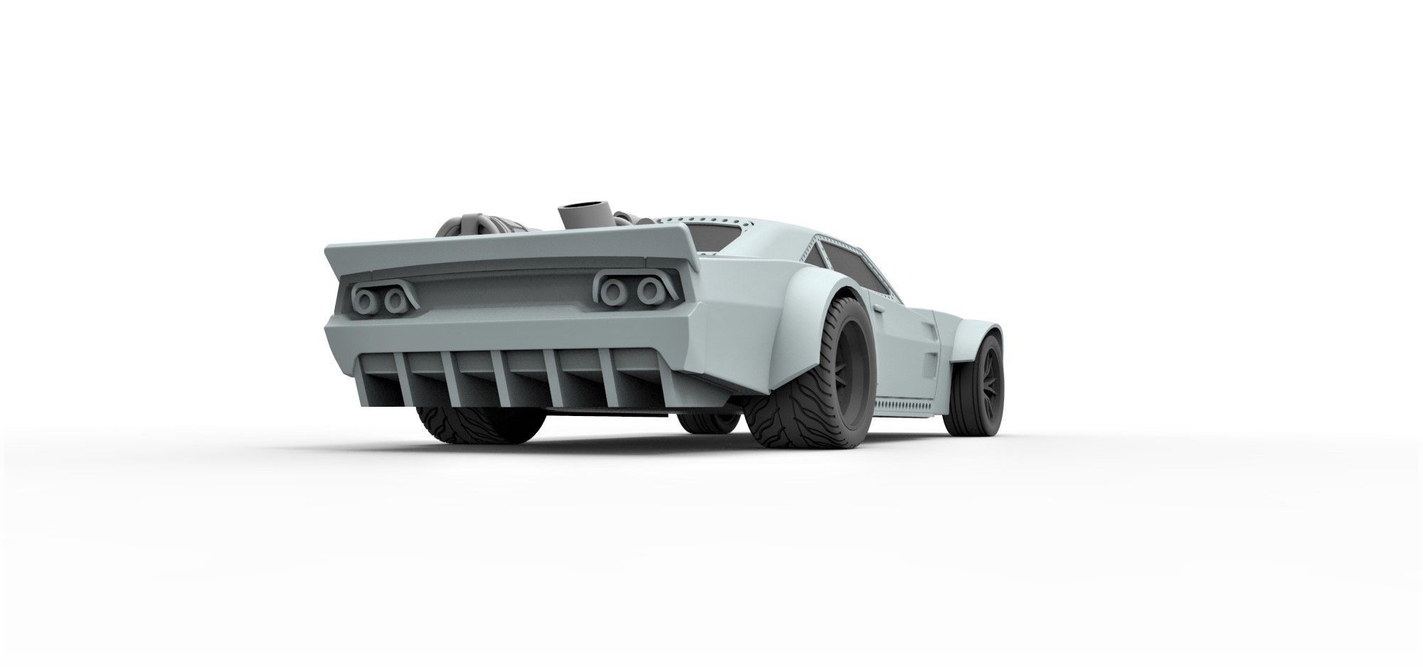 Ice Charger from the movie Fast 8 Scale 1 to 24 3D model 3D printable ...