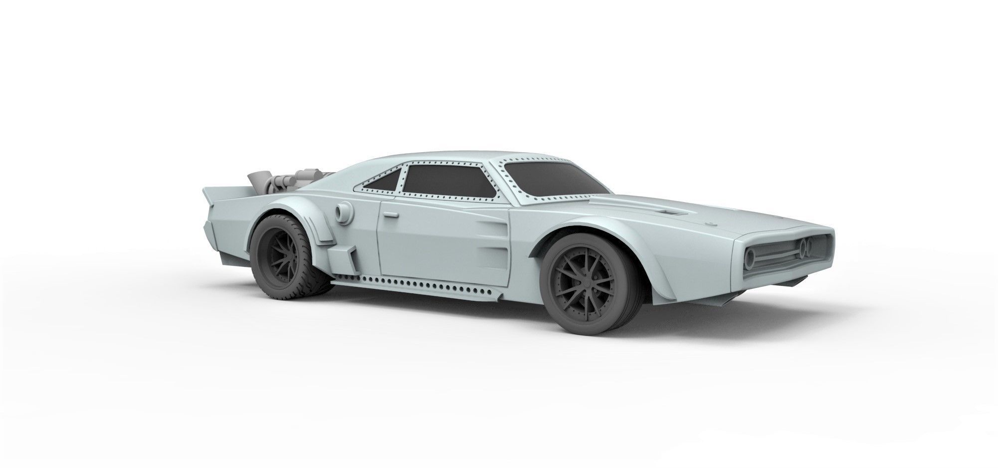 Ice Charger from the movie Fast 8 Scale 1 to 24 3D model 3D printable ...