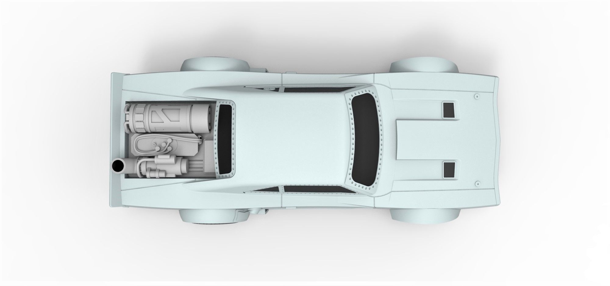 Ice Charger from the movie Fast 8 Scale 1 to 24 3D model 3D printable ...