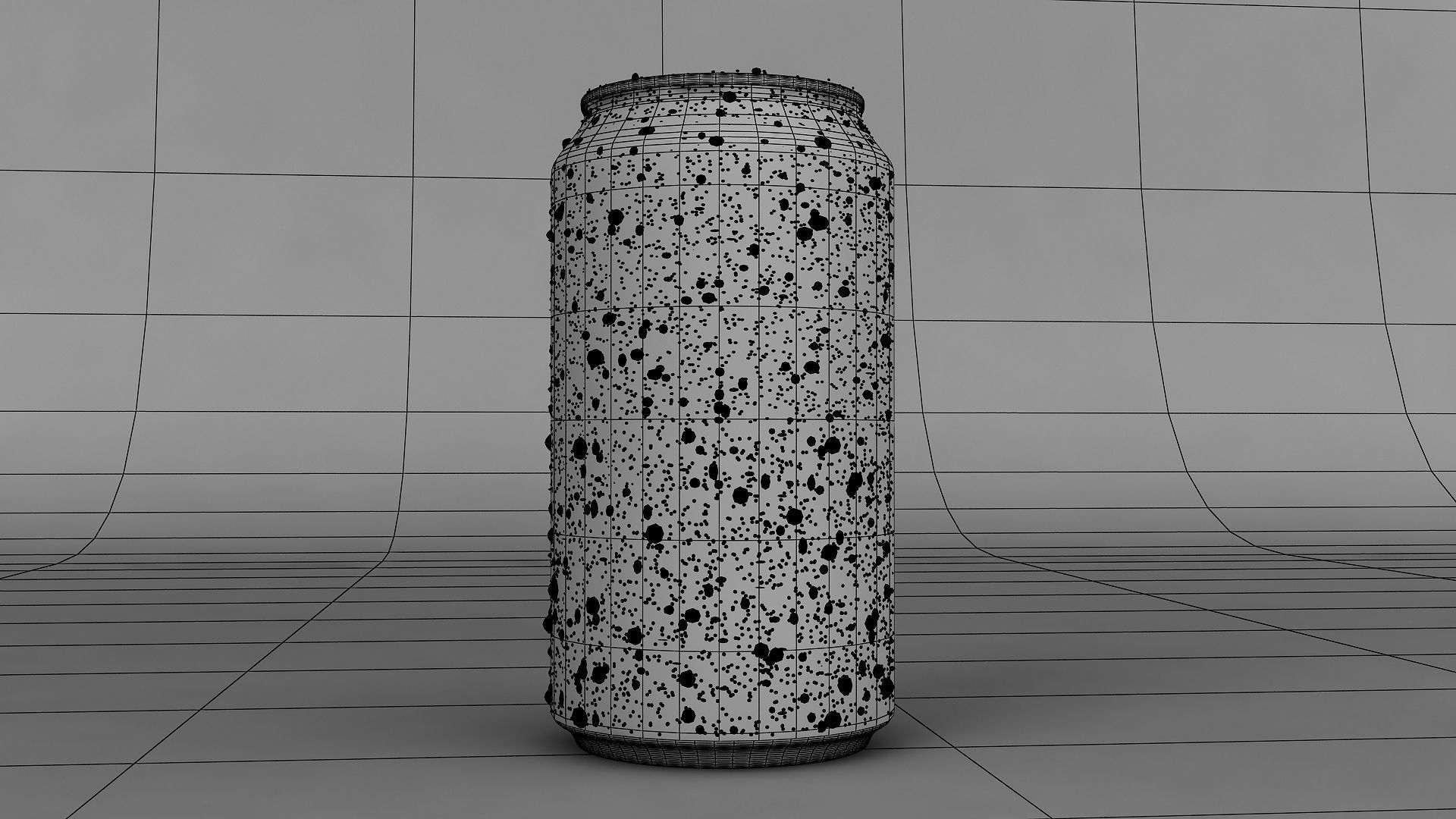 Coke Can with drops 3D model | CGTrader