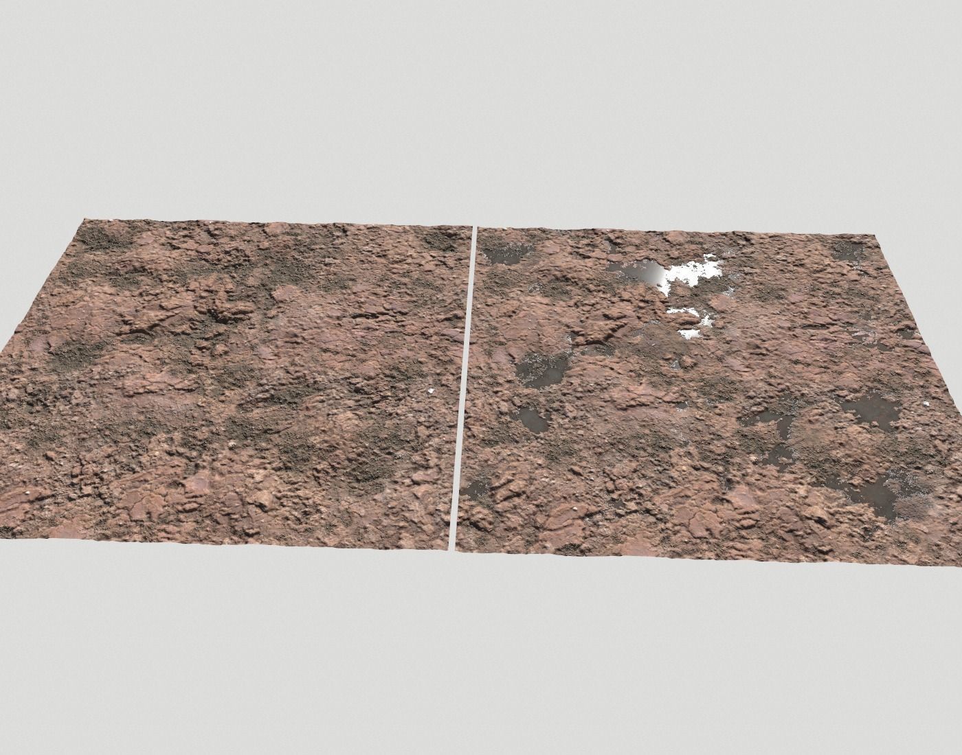 Red arid terrain seamless PBR Texture | CGTrader