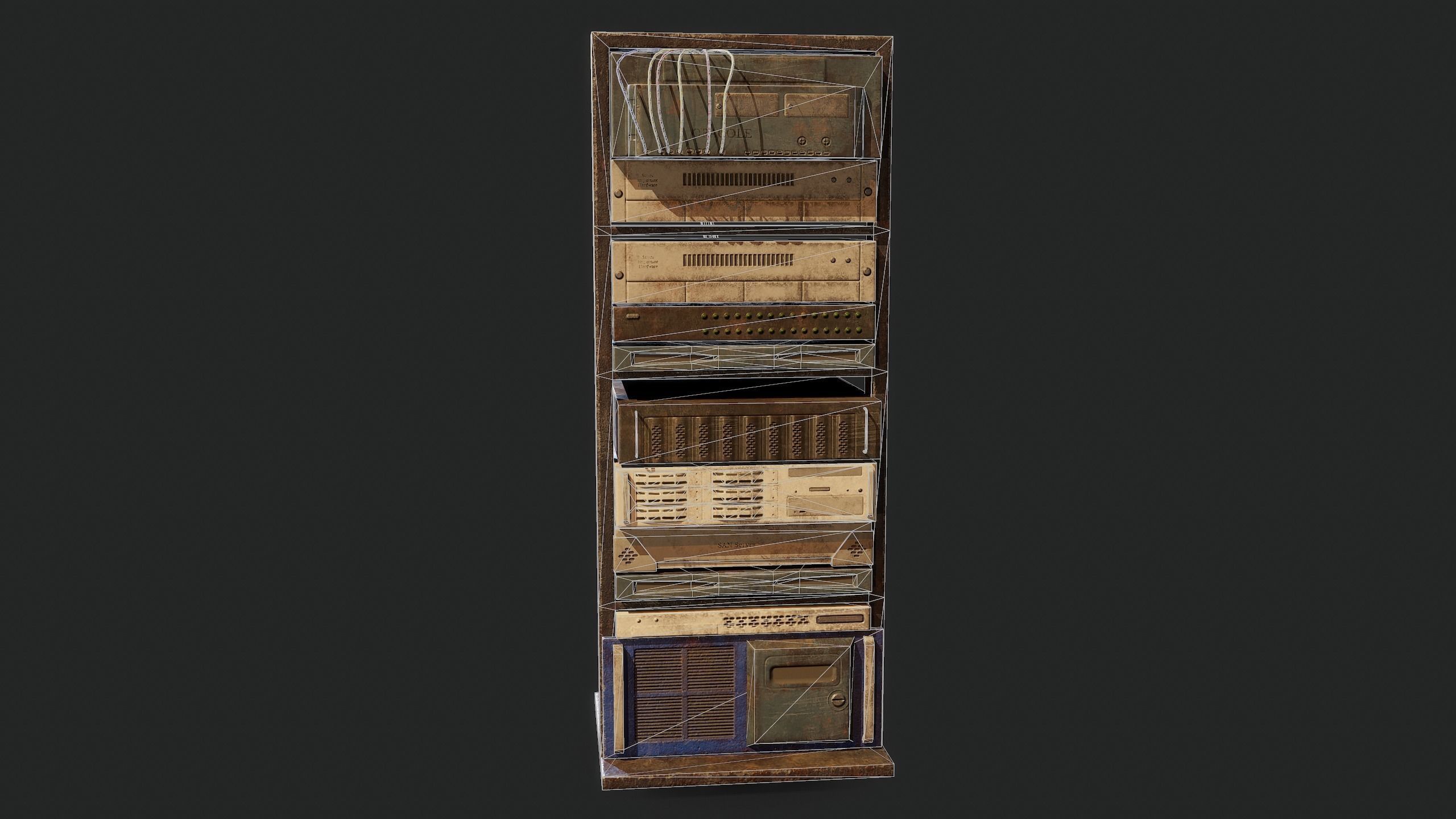 3D model Old Server VR / AR / low-poly | CGTrader