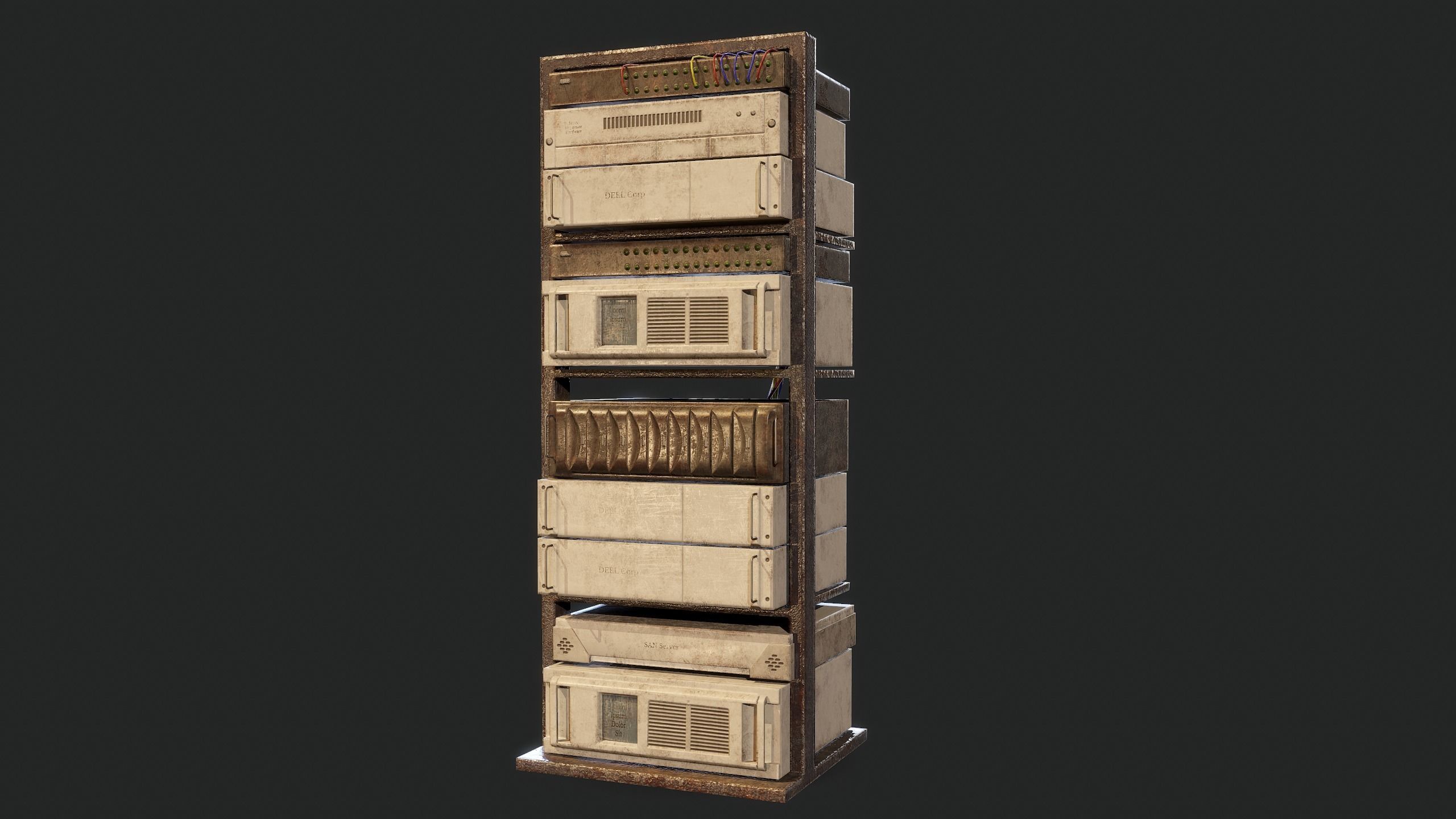 3D model Old Server VR / AR / low-poly | CGTrader