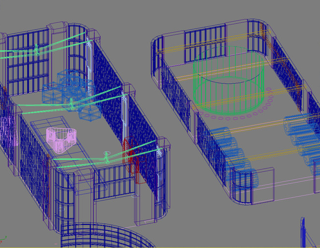 Orthographic game architecture 3D Model Game ready .max .obj .fbx ...