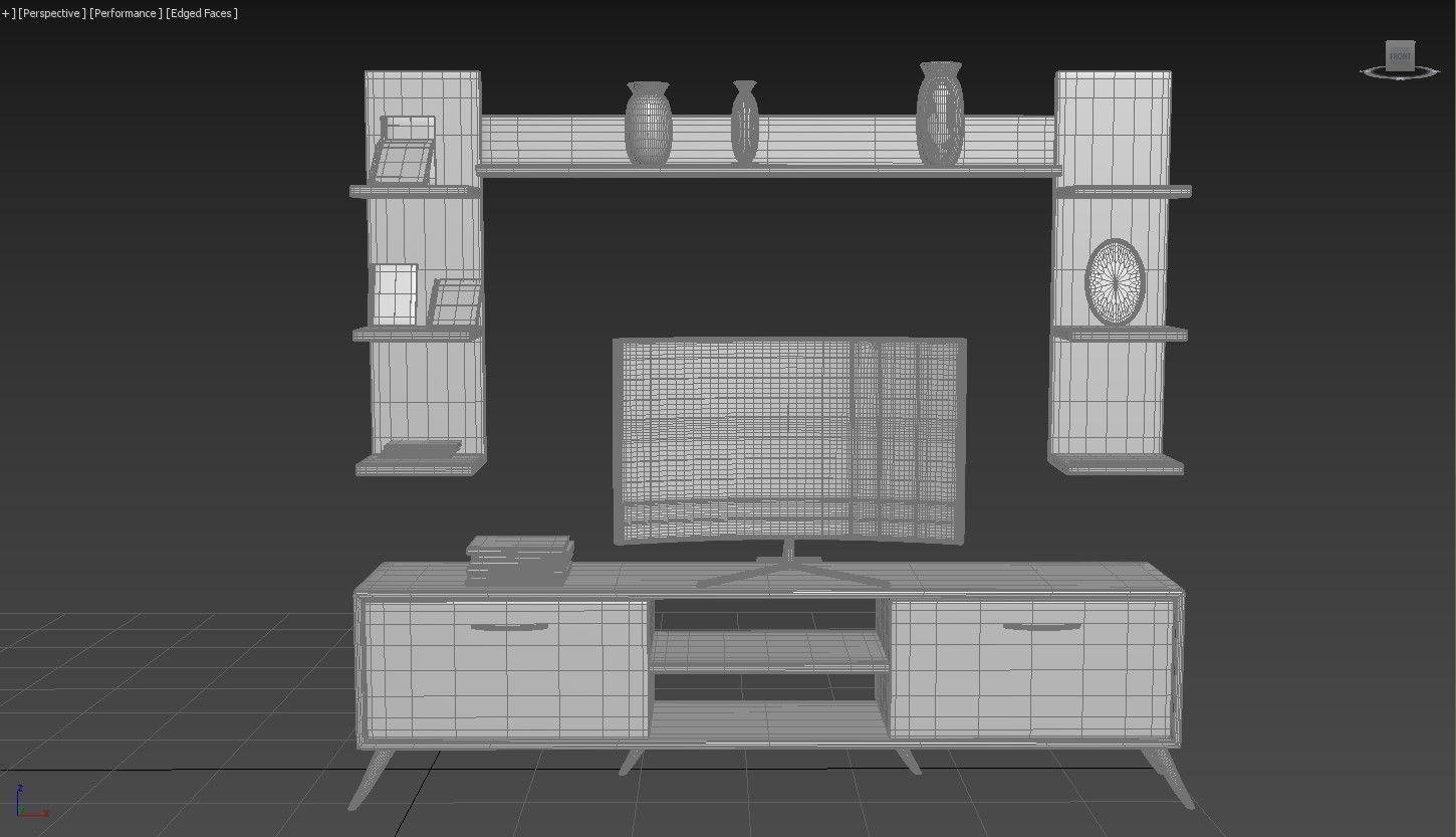 Tv Unit 3D model | CGTrader