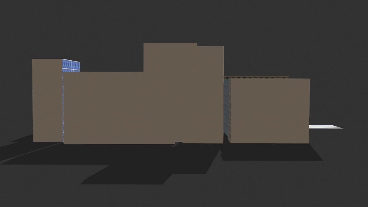 3D model Modern shopping mall exterior VR / AR / low-poly | CGTrader