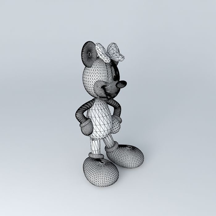 Minnie 3D mouse free 3D model | CGTrader