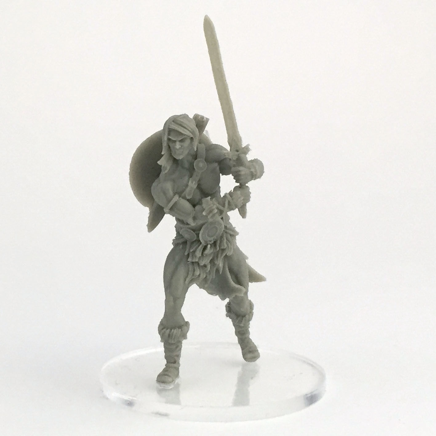 Heroic fantasy bundle - 4 fantasy miniatures 35mm scale 3D model 3D ...