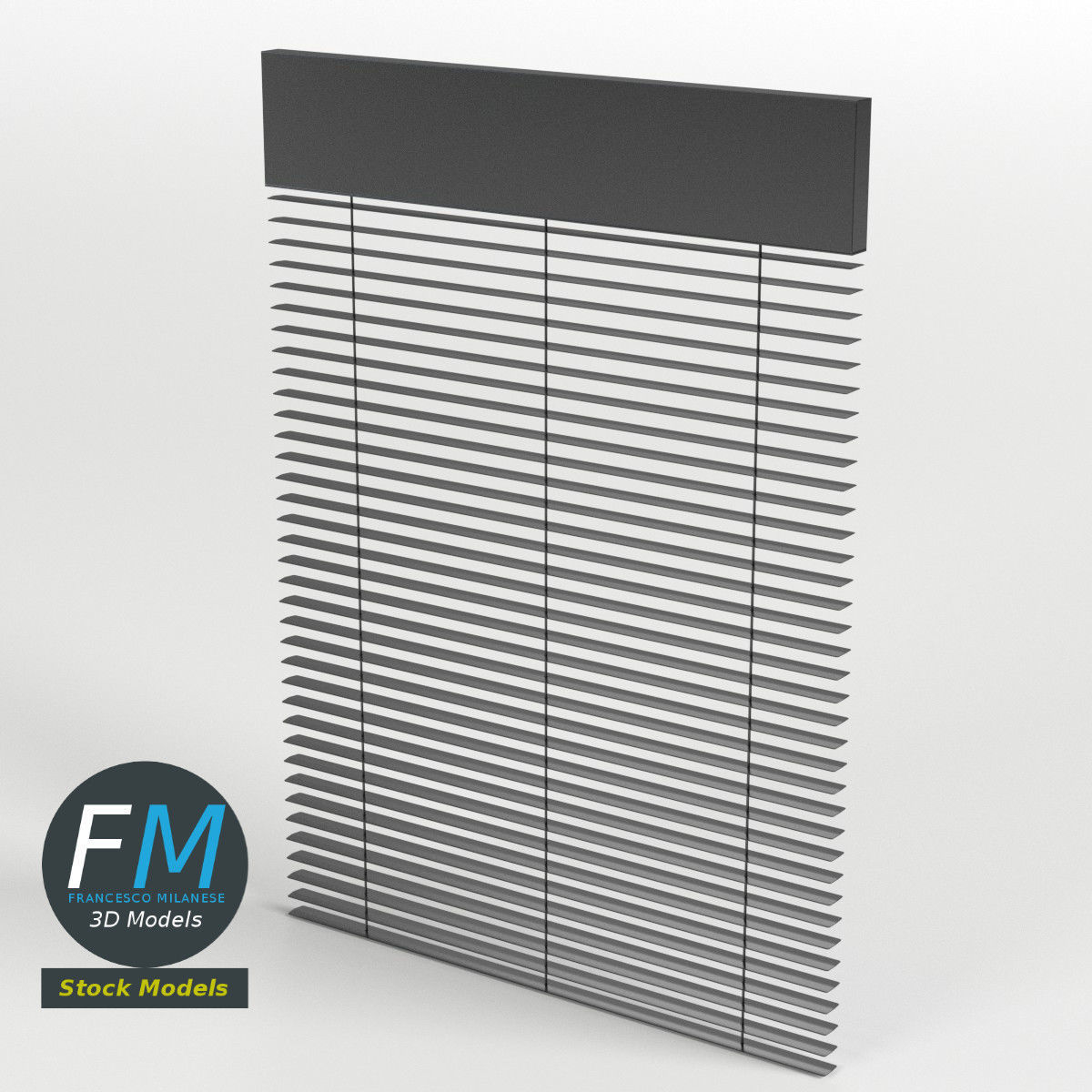 Window blind 3D model | CGTrader