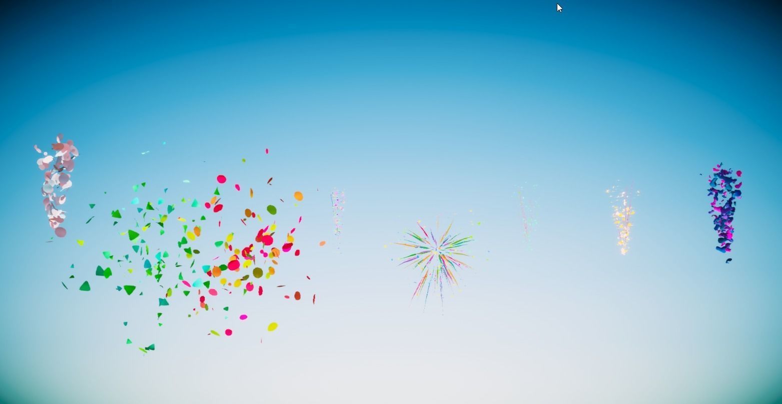 Confetti particles FX 3D model | CGTrader