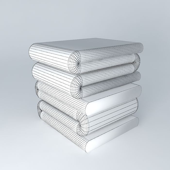 Linens Bent Bed Sheet free 3D model | CGTrader