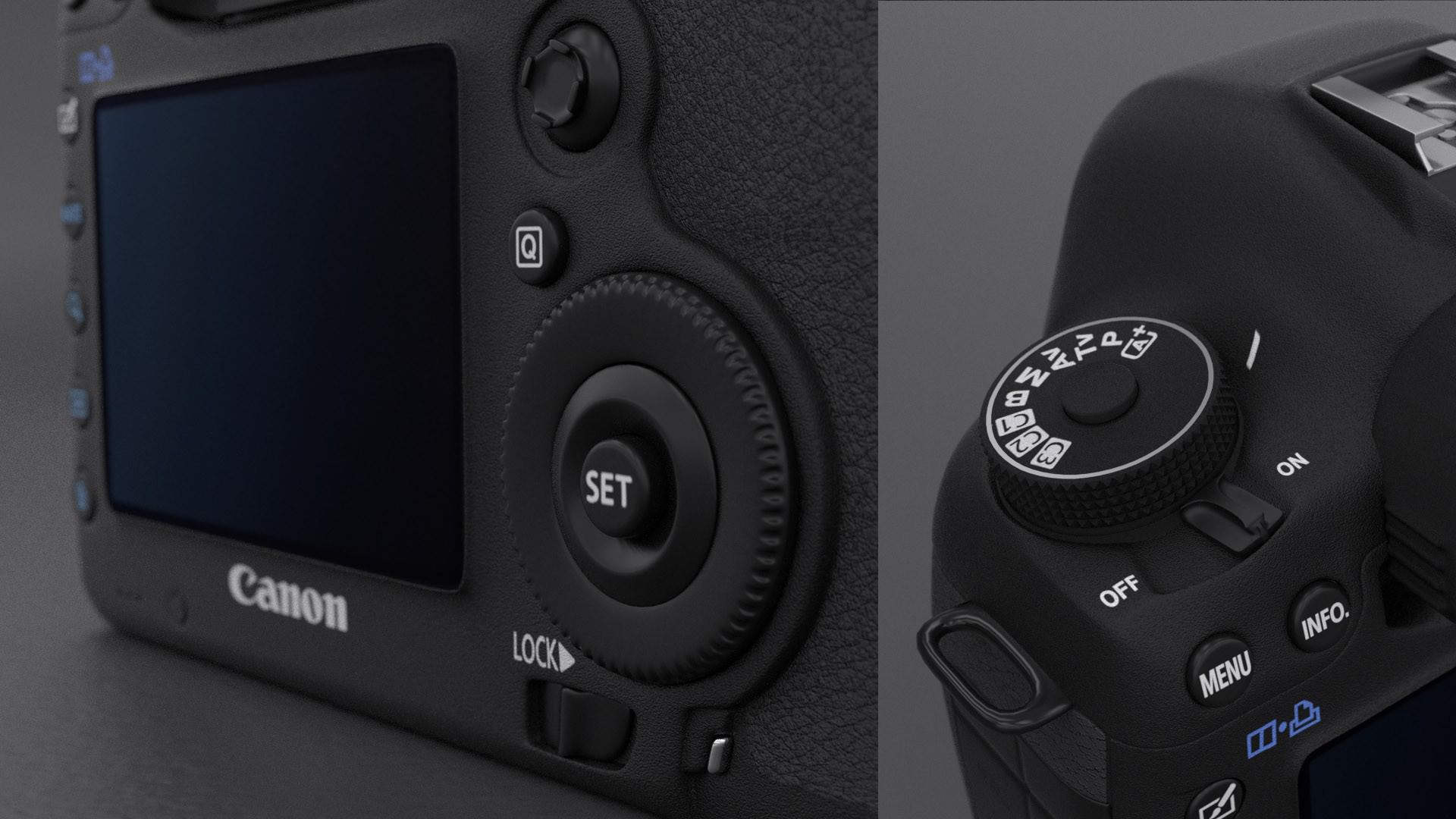 Canon 5D mark III Body 3D model | CGTrader