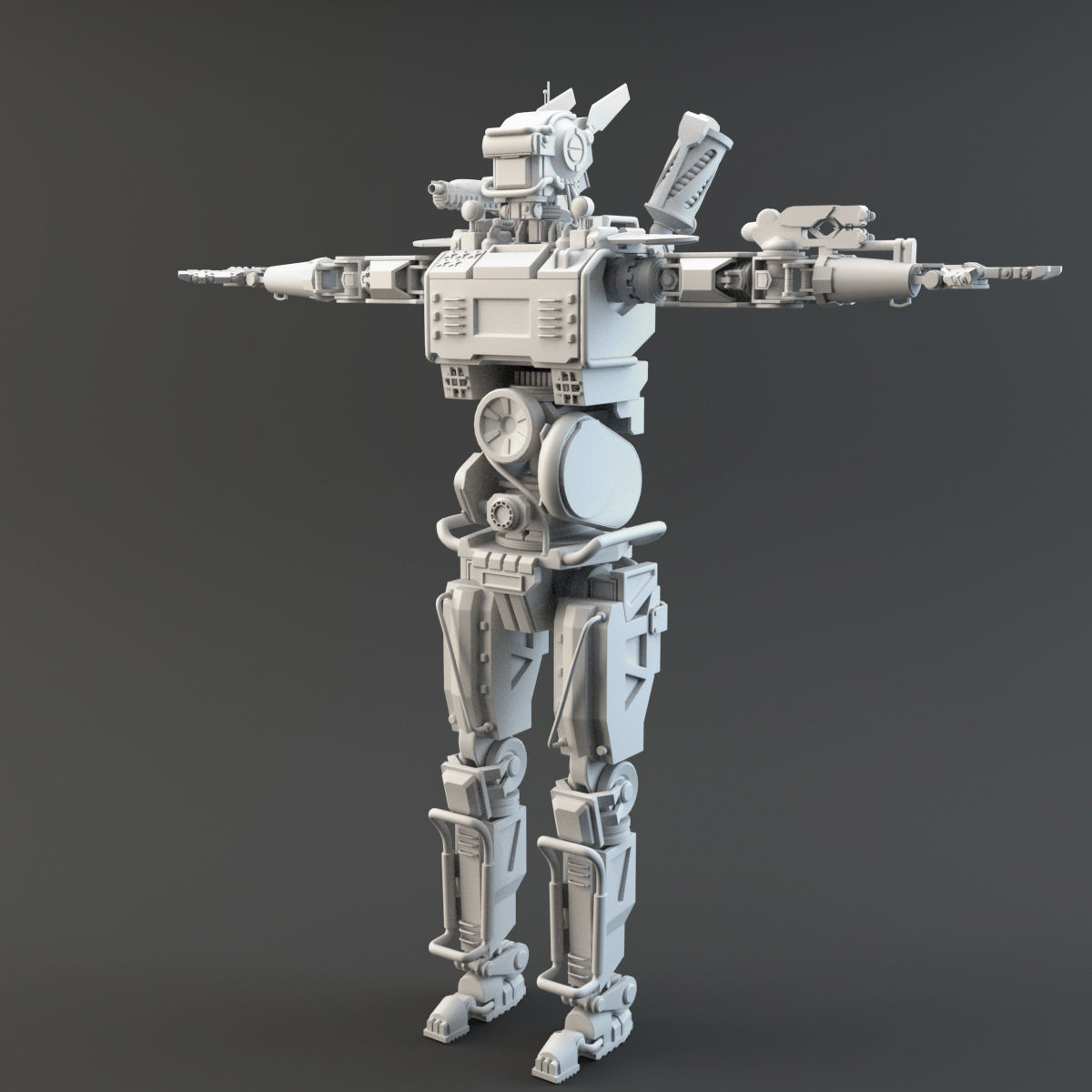 Chappie V2 Highpoly 3D model | CGTrader