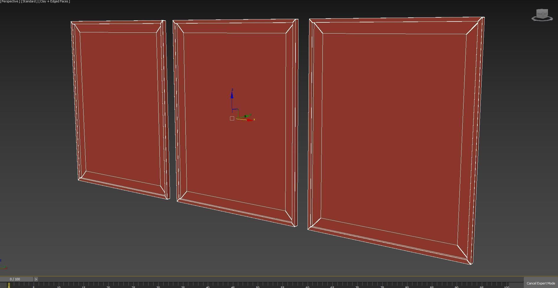 Paintings poster 2 model 3D model | CGTrader
