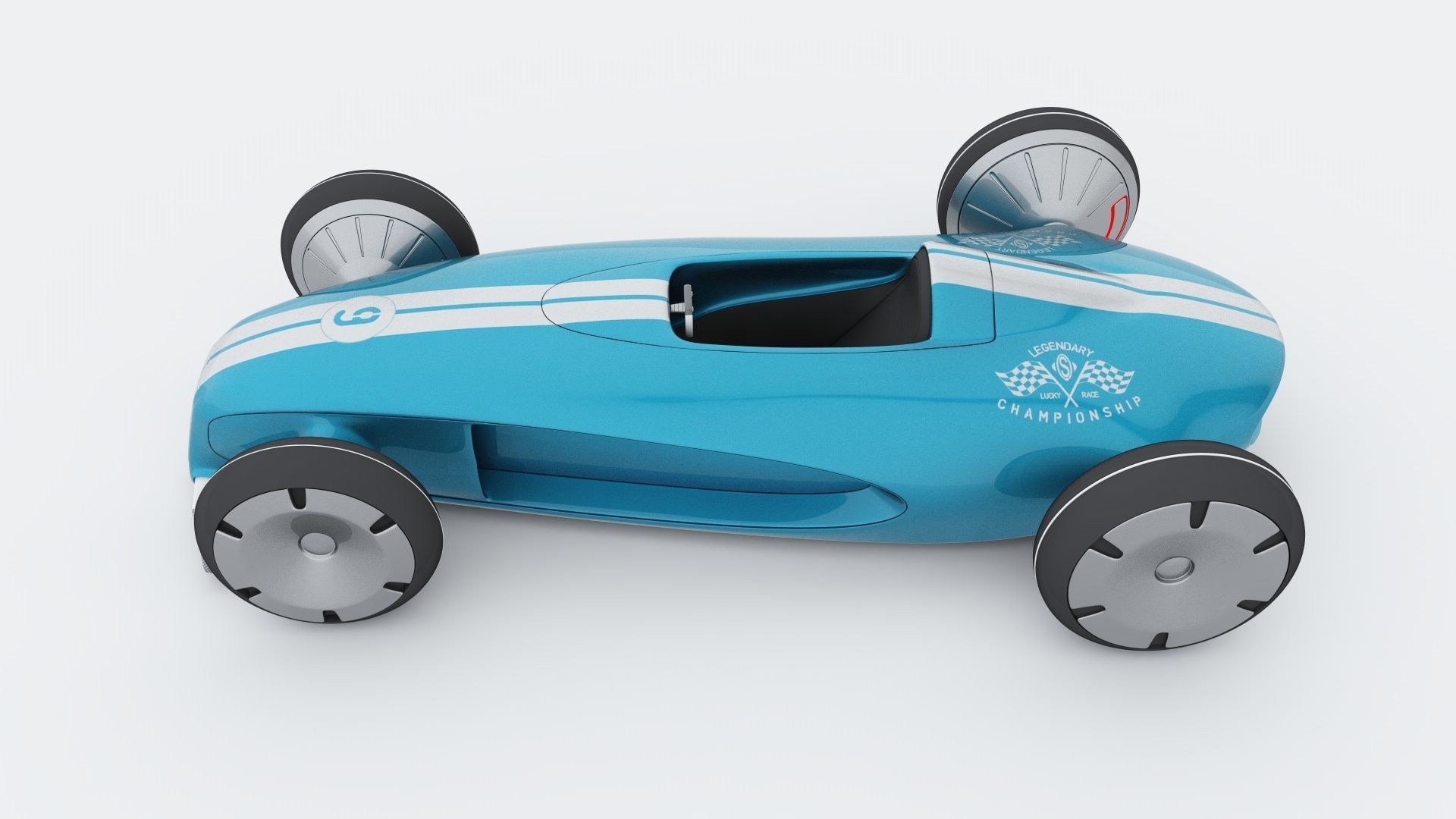 RACER 9 toy racing car 3D model | CGTrader