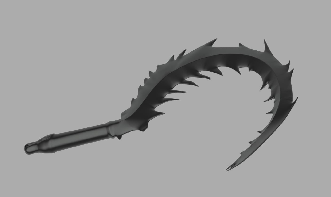 Noob Saibot Weapon Sickle Scythe from Mortal Kombat 11 3D model 3D ...