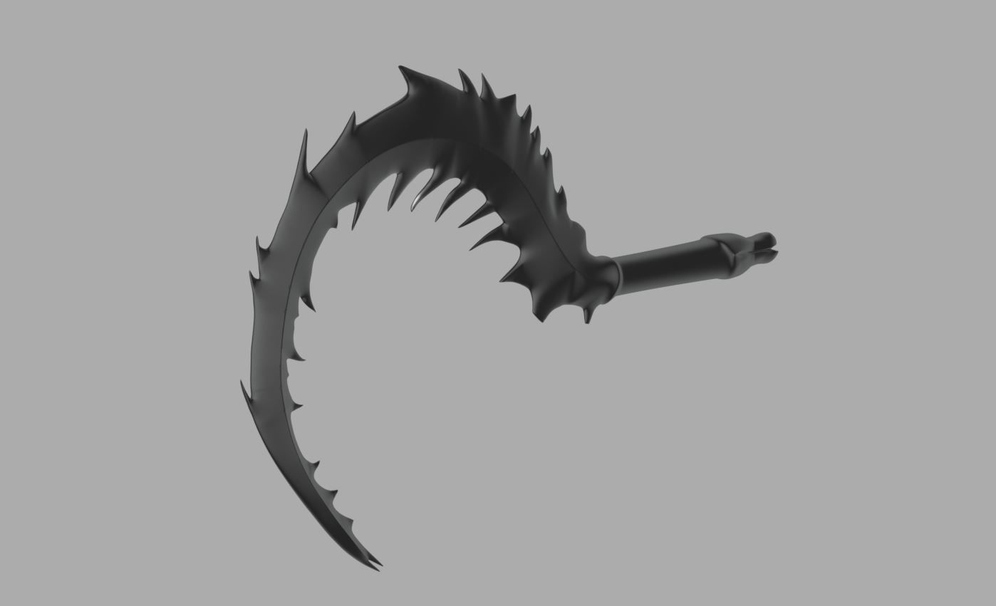 Noob Saibot Weapon Sickle Scythe from Mortal Kombat 11 3D model 3D ...